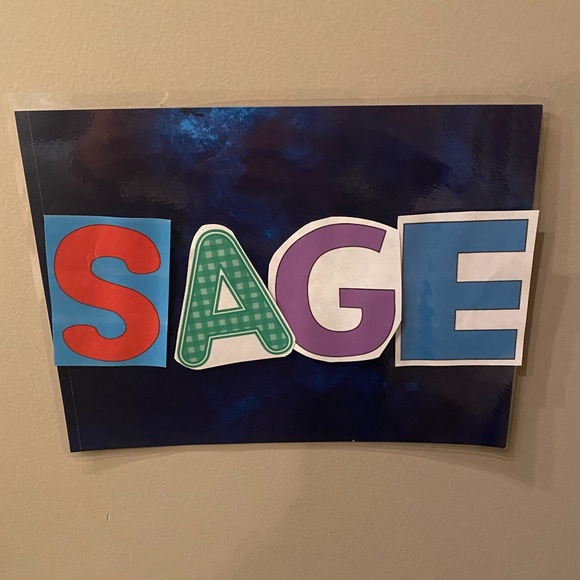 Toys | Custom Velcro Name Board | Poshmark